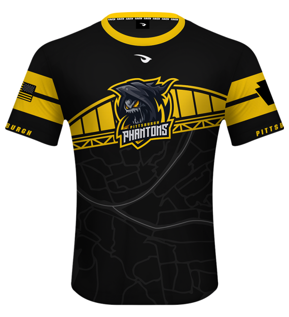 Pittsburgh Phantoms Jersey - Raven.GG | Esports Apparel Design & Production