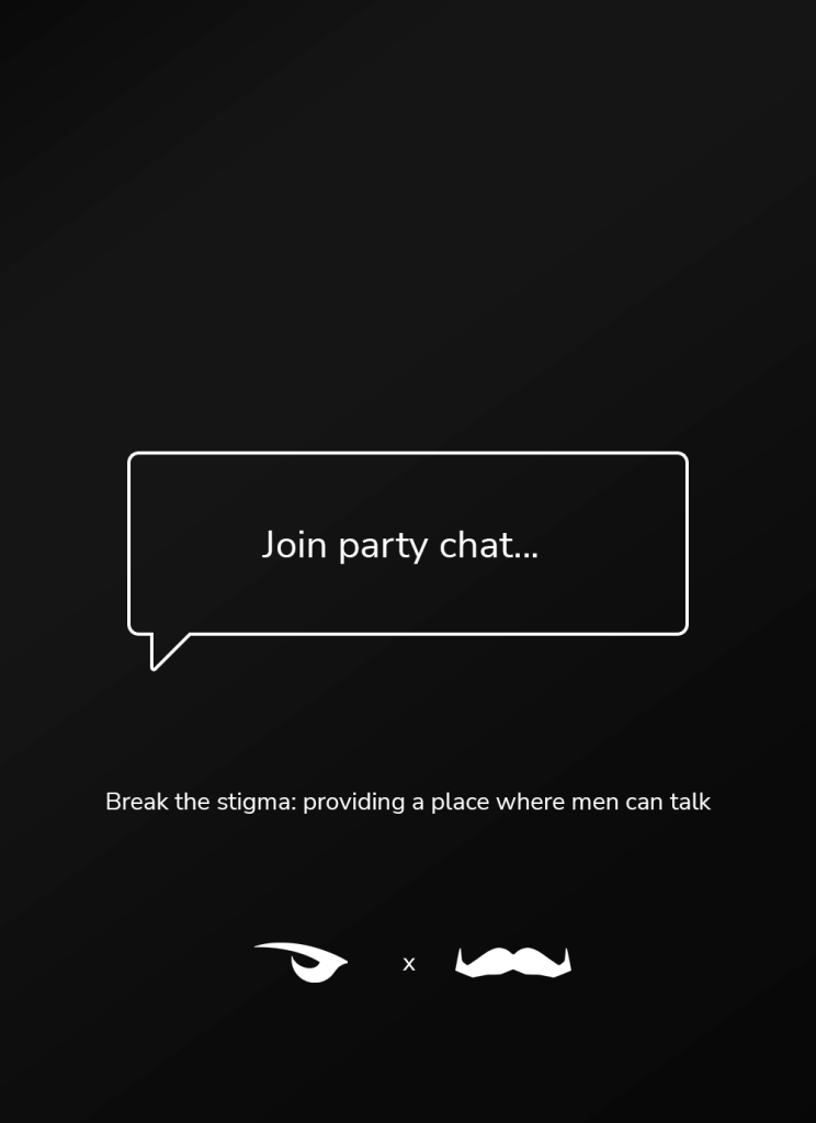 Movember Join Party Chat Raven Gg Esports Apparel Design And Production