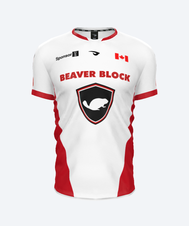 Beaver Block White 088 - Raven.GG | Esports Apparel Design & Production