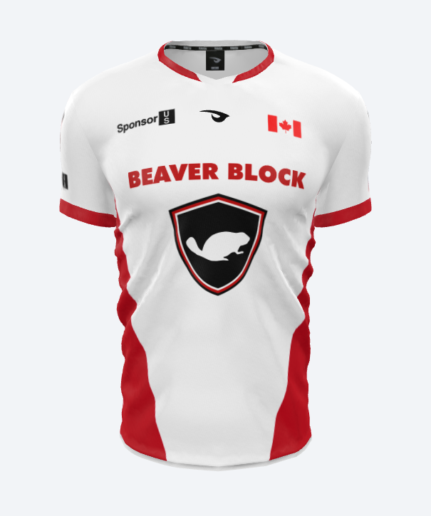 Beaver Block Blake White - Raven.GG | Esports Apparel Design & Production