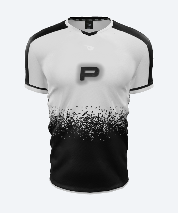 Prospect Pro Jersey Black And White - Raven.GG | Esports Apparel Design ...