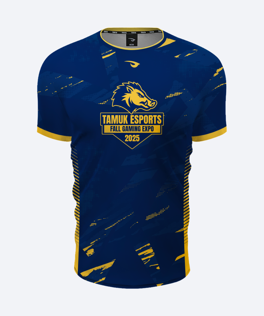Tamuk Esports Fall Gaming Expo Jersey - Raven.GG | Esports Apparel ...